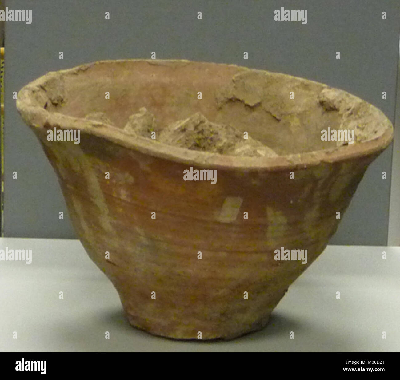 This large bowl of mud mortar is part of the collection at The ...