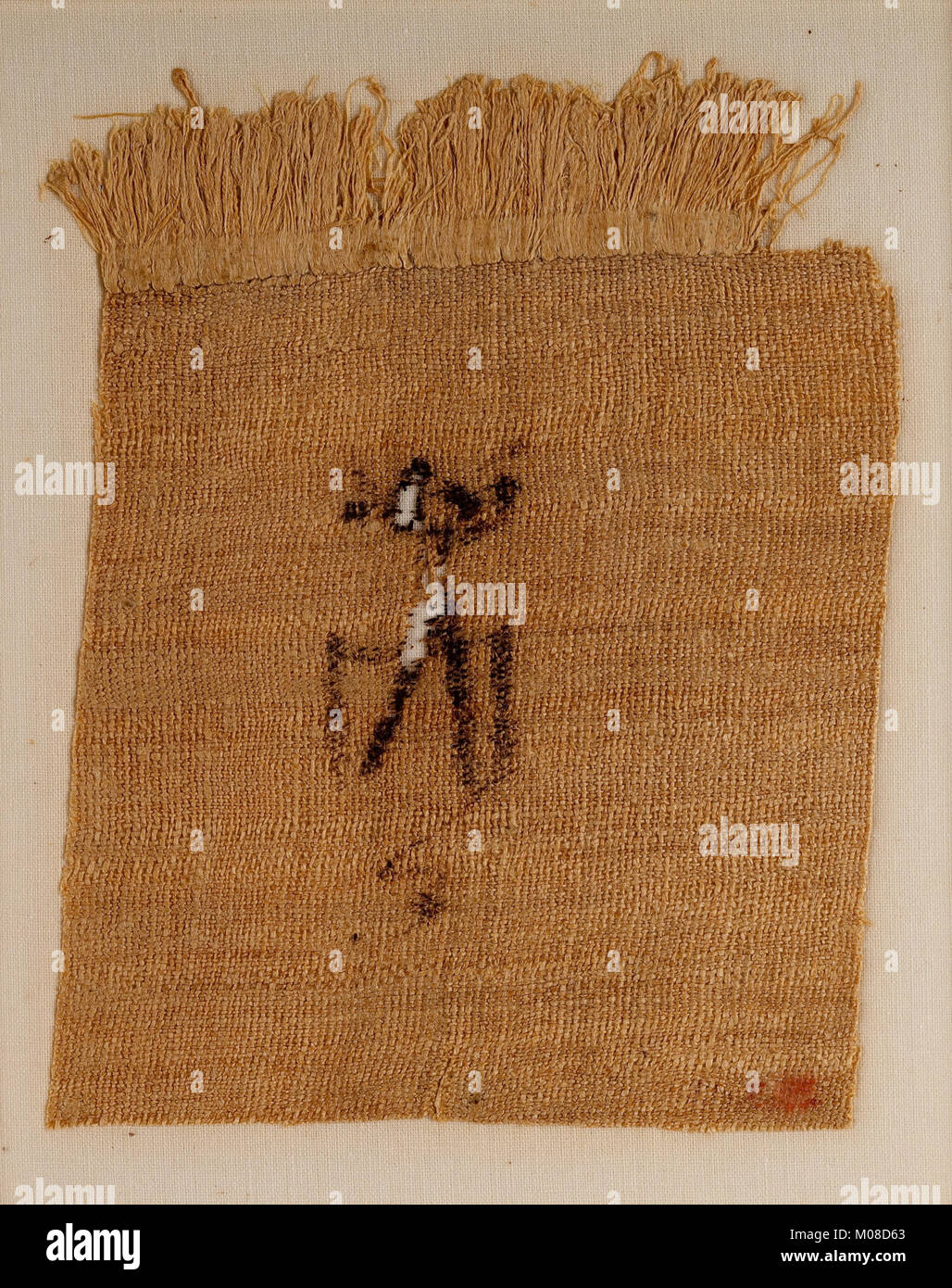 This linen mark, cataloged as MET 27.3.113 001075, is an example of a ...