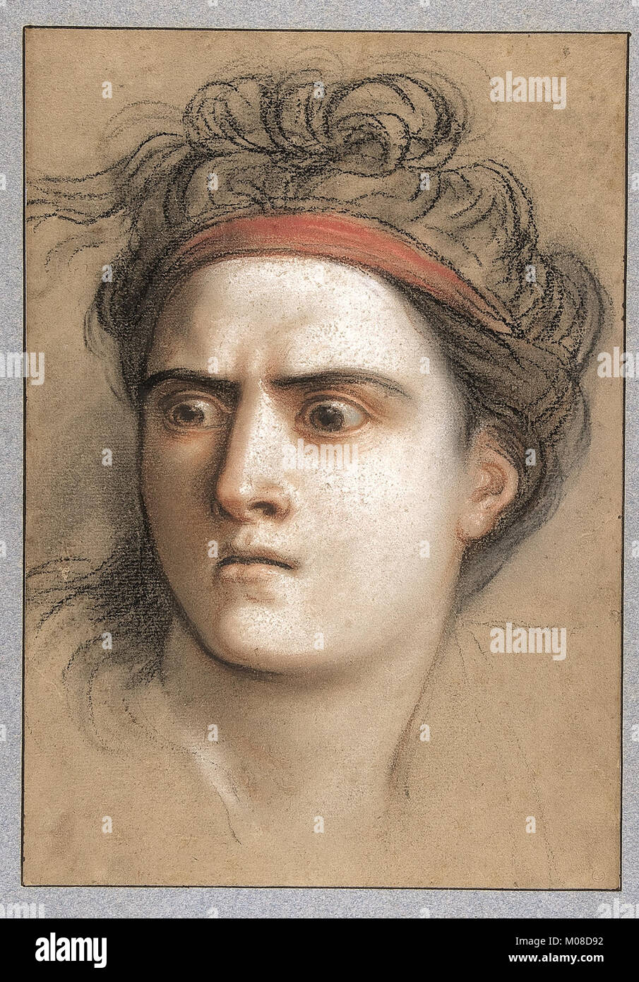 A representation of Medea, a key figure in Greek mythology, portrayed ...