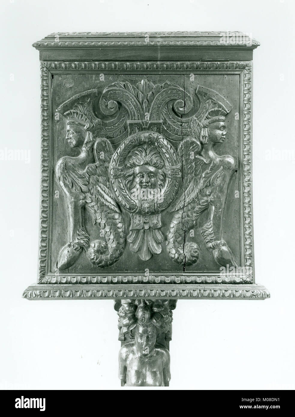 This lectern, made from revised old parts, demonstrates functional ...