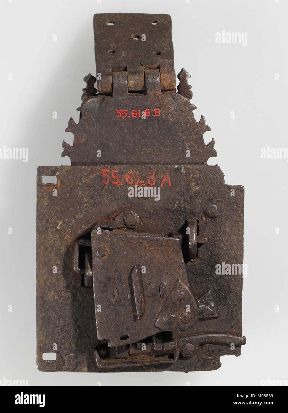 This historical lock represents the sophisticated craftsmanship of ...