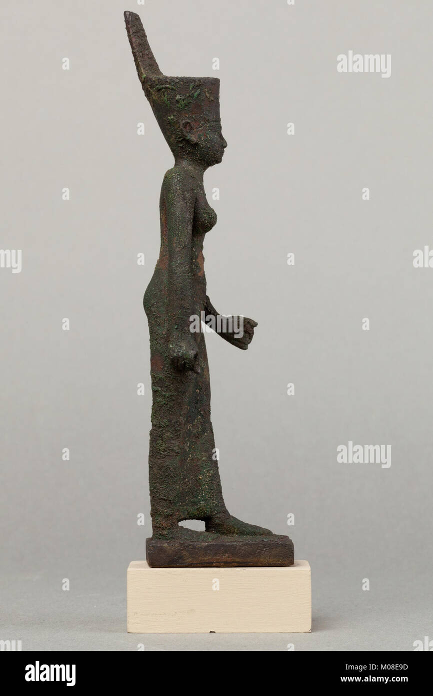 A statue of the ancient Egyptian goddess Neith, from the MET collection ...
