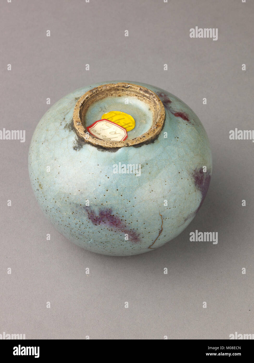 This Jun ware jar, housed in The Metropolitan Museum of Art, is a ...