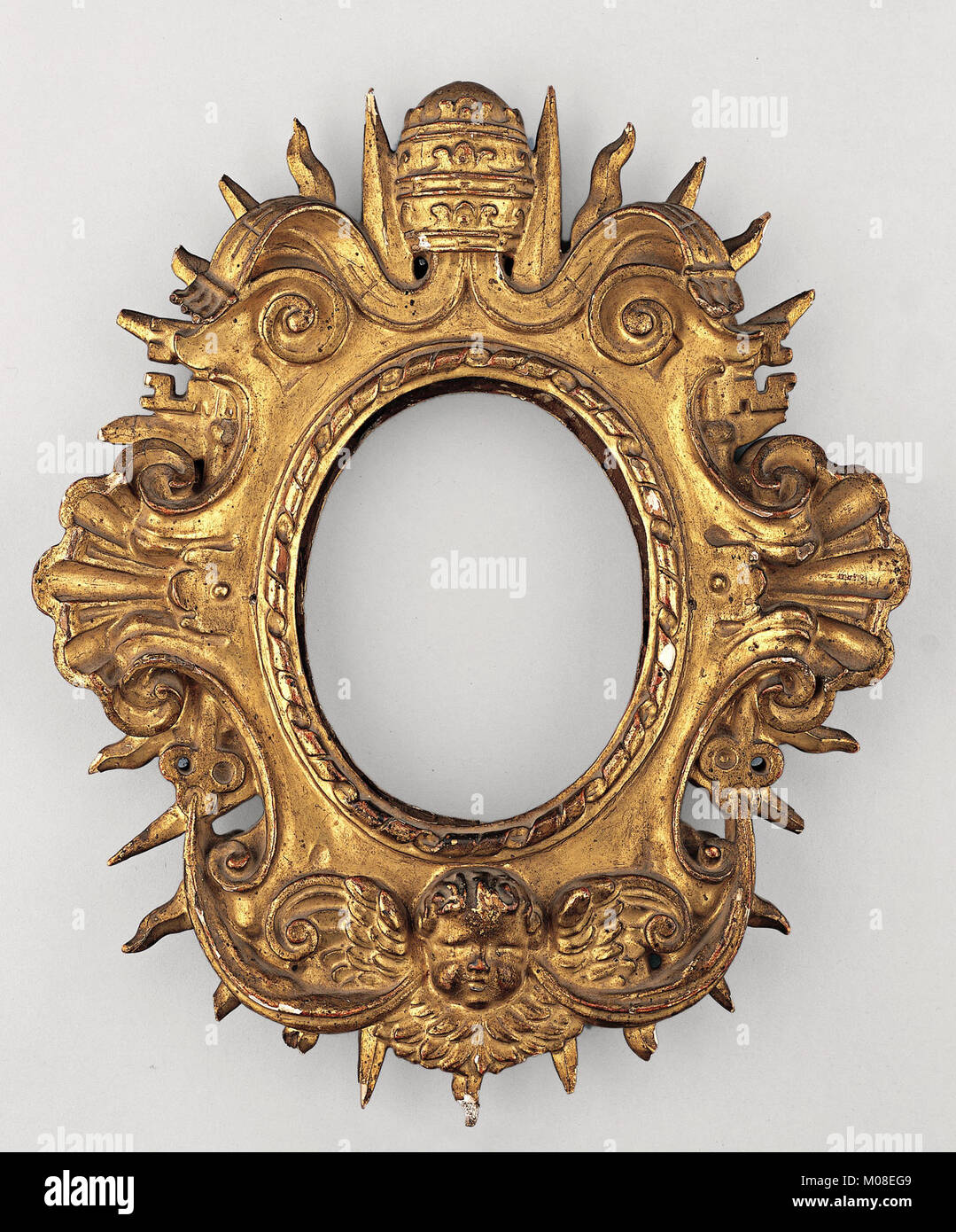 This Agnus Dei frame, or monstrance, is an ornate religious artifact ...