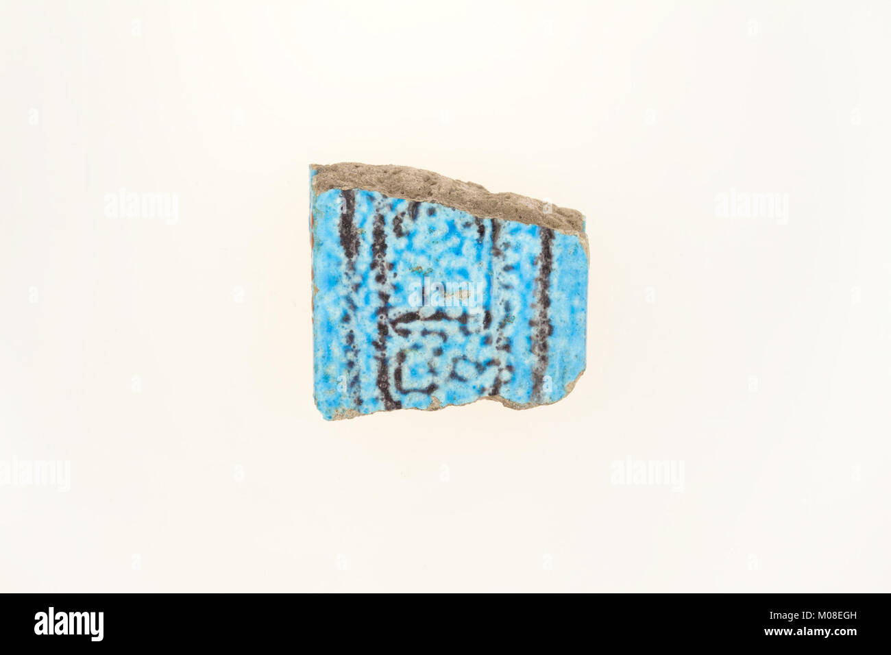 This fragment of a Menat, an ancient Egyptian artifact, features a ...