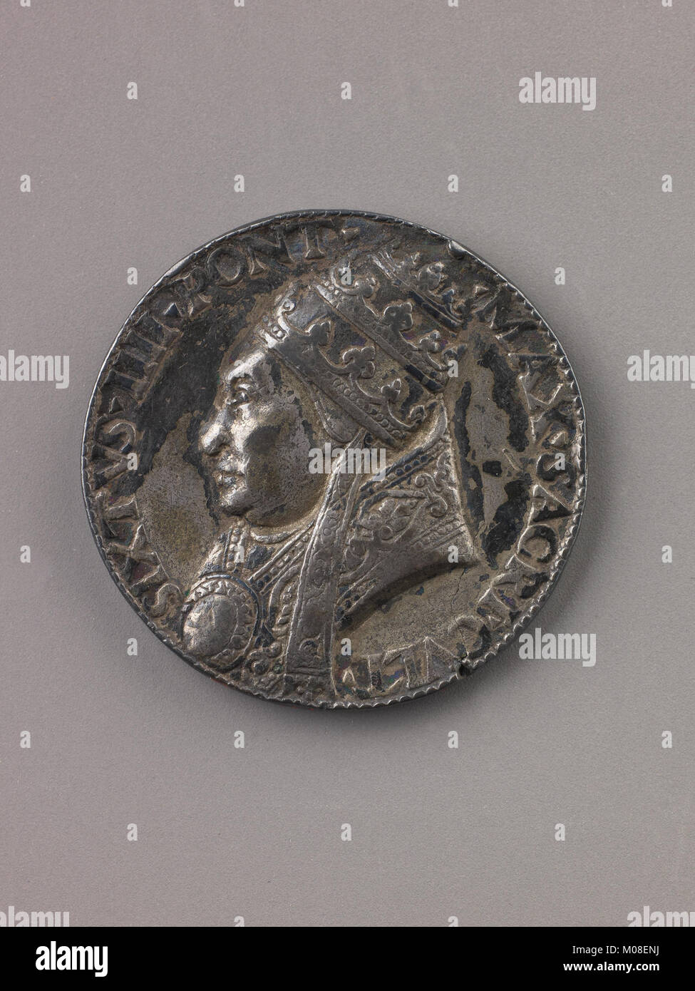 Medal- Sixtus IV MET 1280r Stock Photo - Alamy