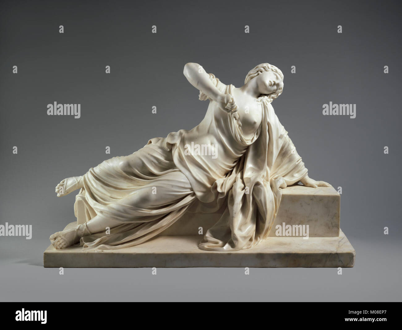 This artwork depicts the tragic story of Lucretia, a Roman woman who ...