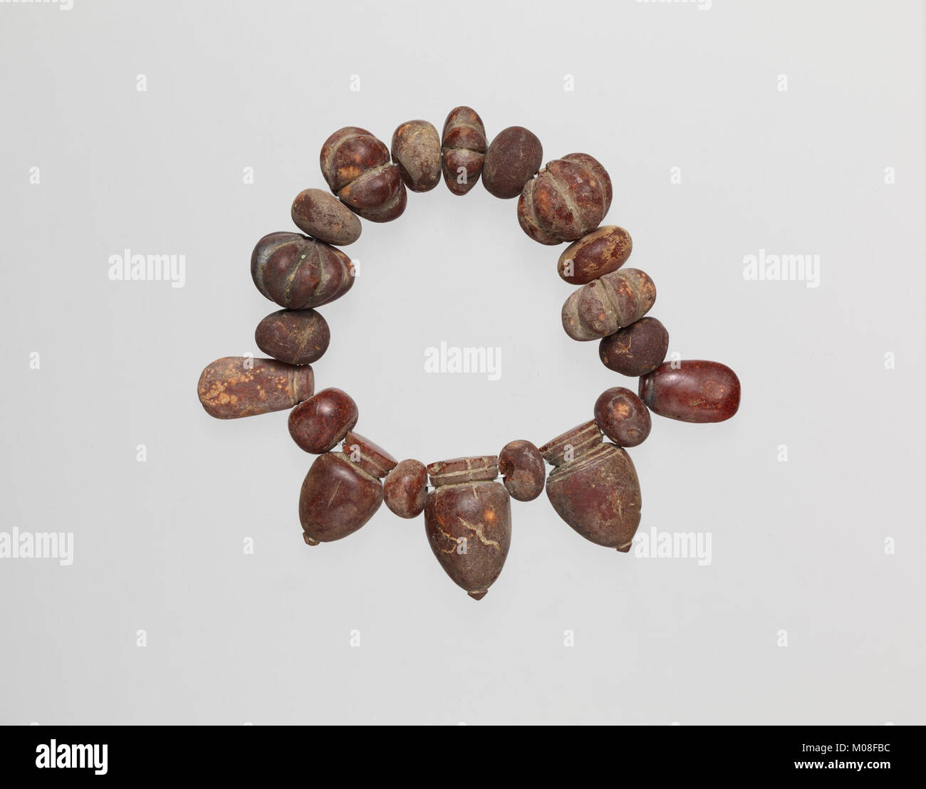 This modern reconstruction of ancient beads offers a glimpse into the ...