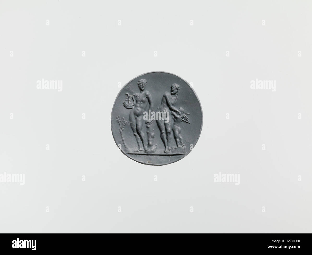 An intaglio print from the MET collection, demonstrating the delicate ...