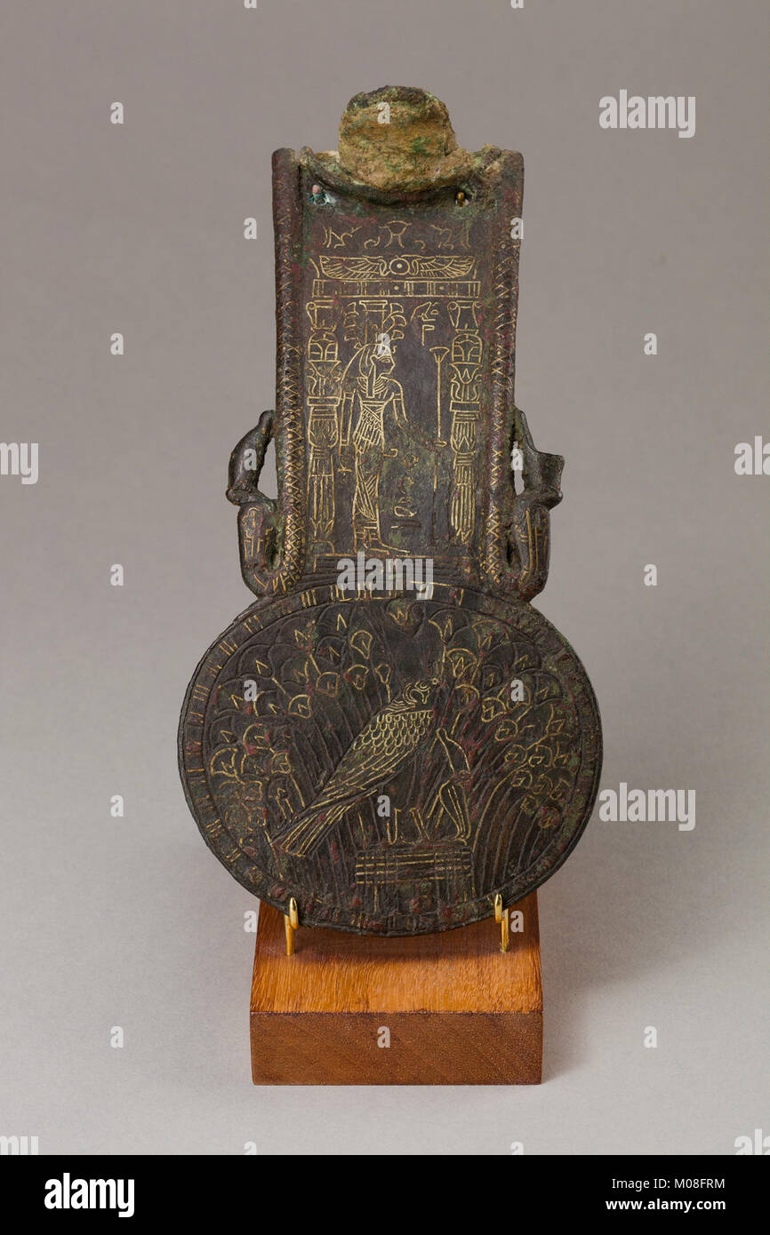 This Menat counterpoise, part of an ancient Egyptian necklace, was ...