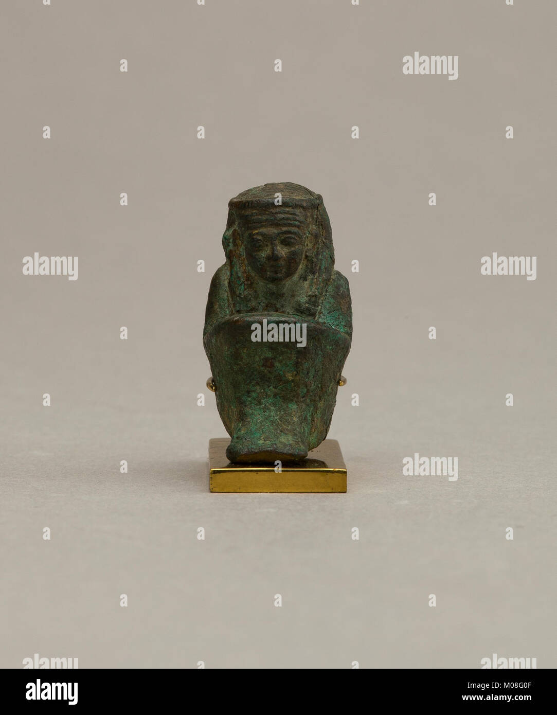 This statue of Maat illustrates ancient Egyptian religious iconography ...