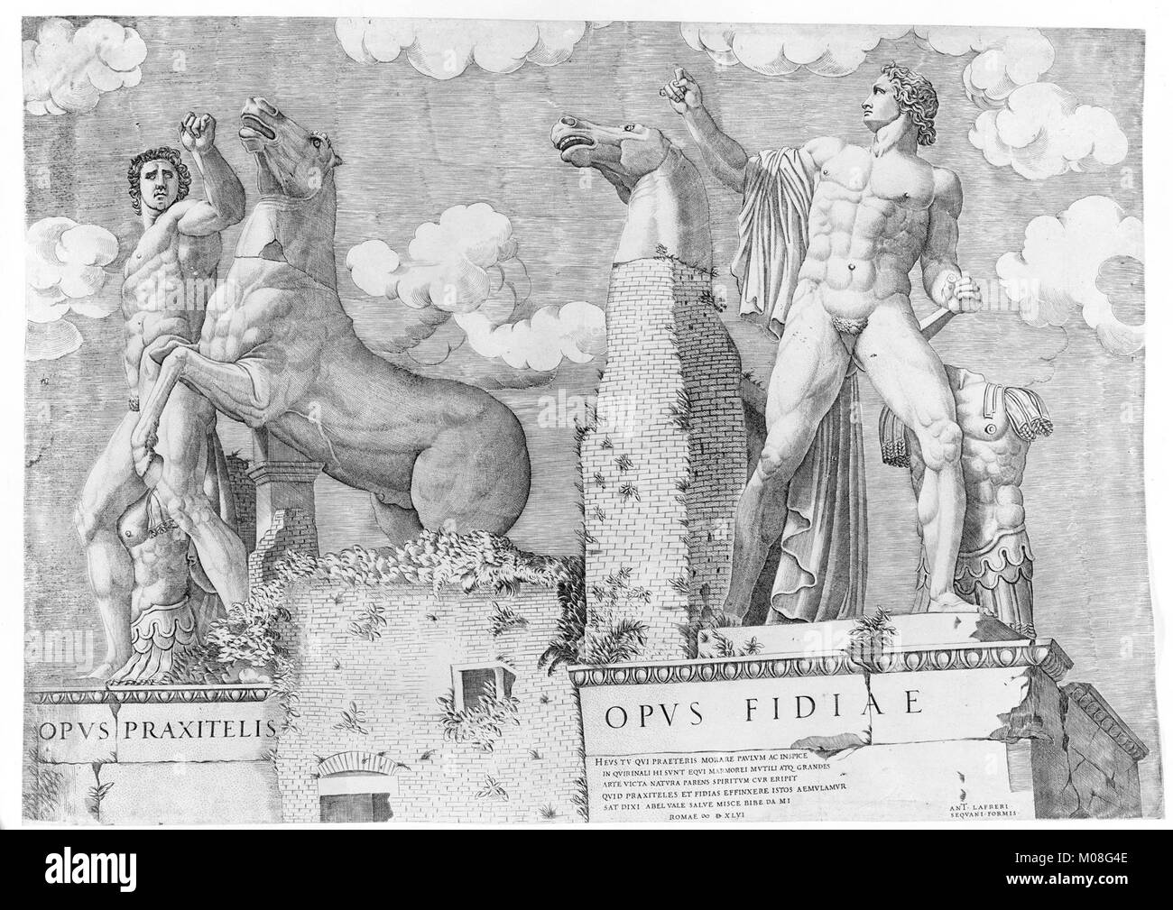 Dioscuri on horse hi-res stock photography and images - Alamy