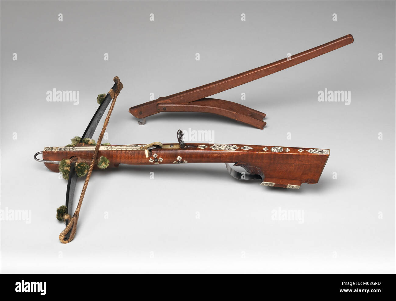 This light crossbow and lever from the armory of Moritzburg Castle ...