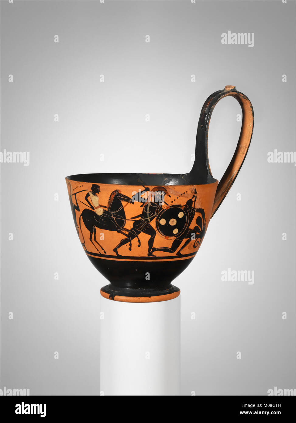 The kyathos, an ancient Greek vessel for pouring liquids, is ...