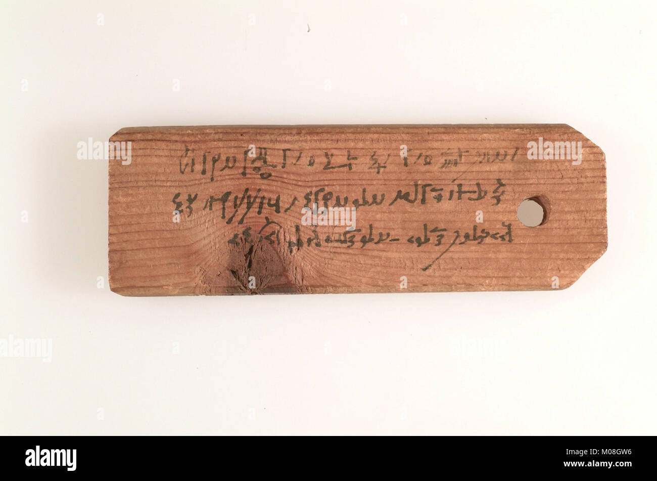 A mummy label of Psenpnouthes, son of Kollouthes, inscribed with ...