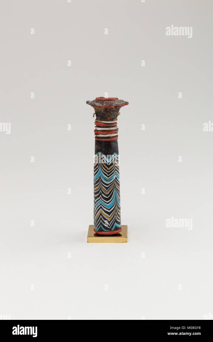 This kohl tube is a small, cylindrical container used in ancient Egypt ...