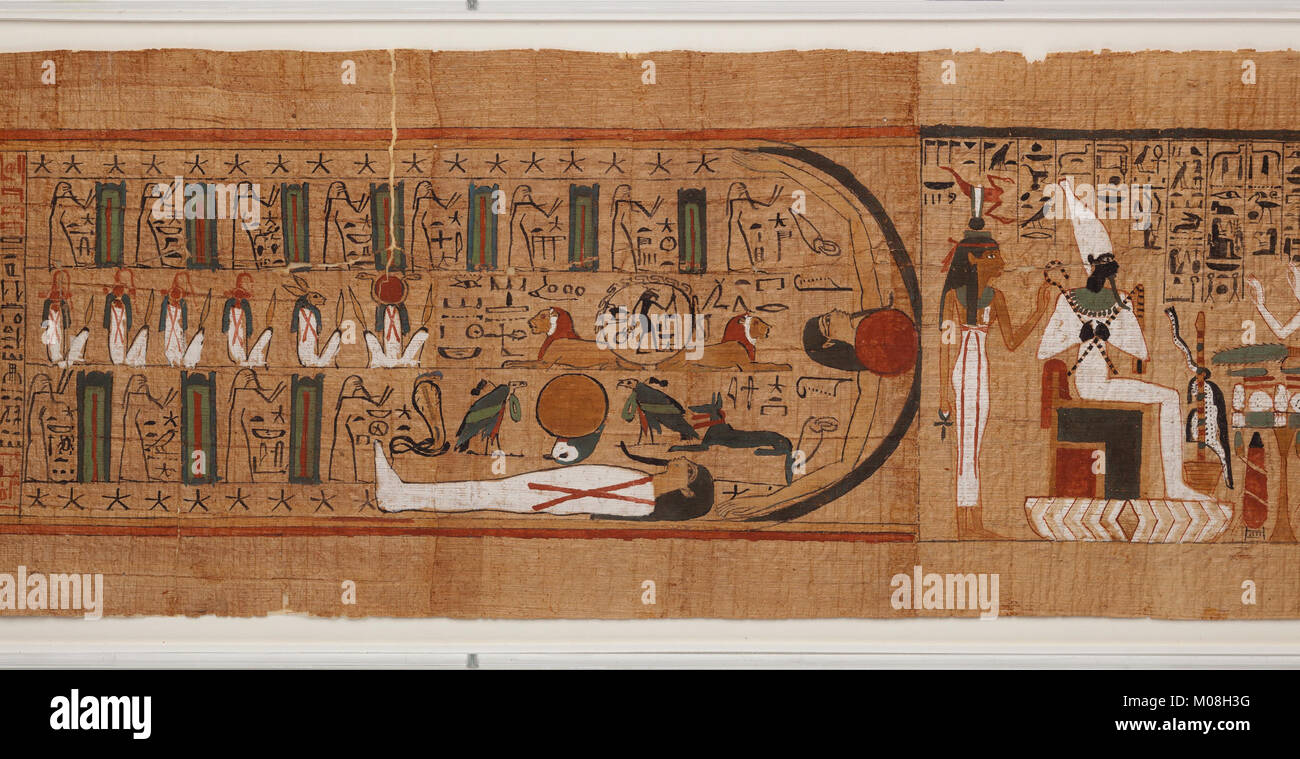 This Netherworld papyrus, from the MET collection, is an ancient ...