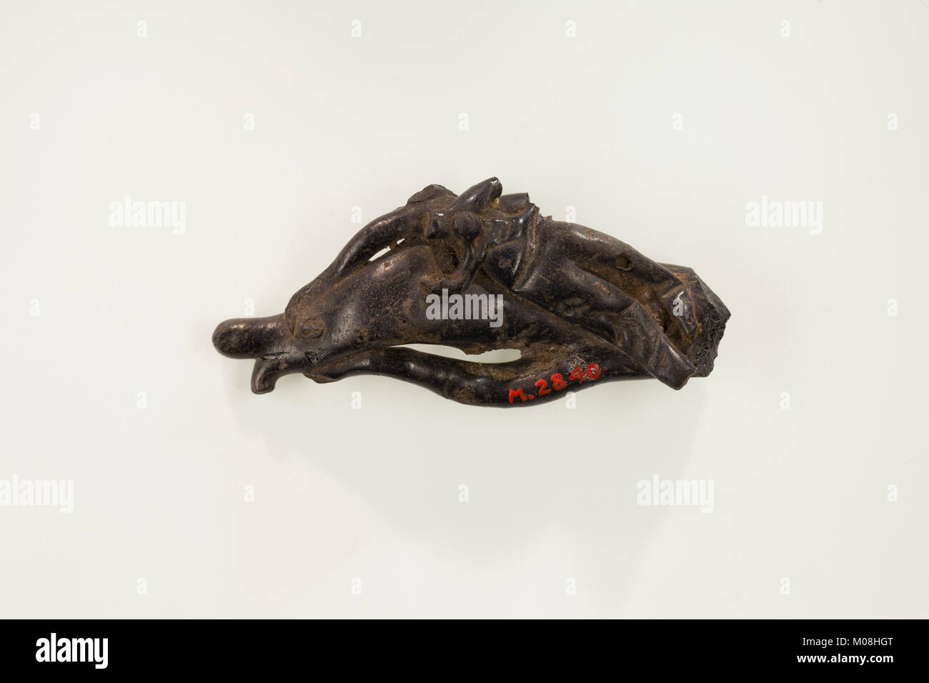 This lump of glass slag, cataloged as MET 10.130.2840, represents a ...