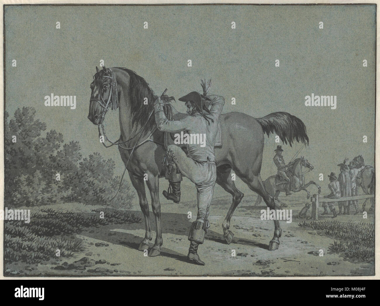 Mounting a horse hi-res stock photography and images - Alamy