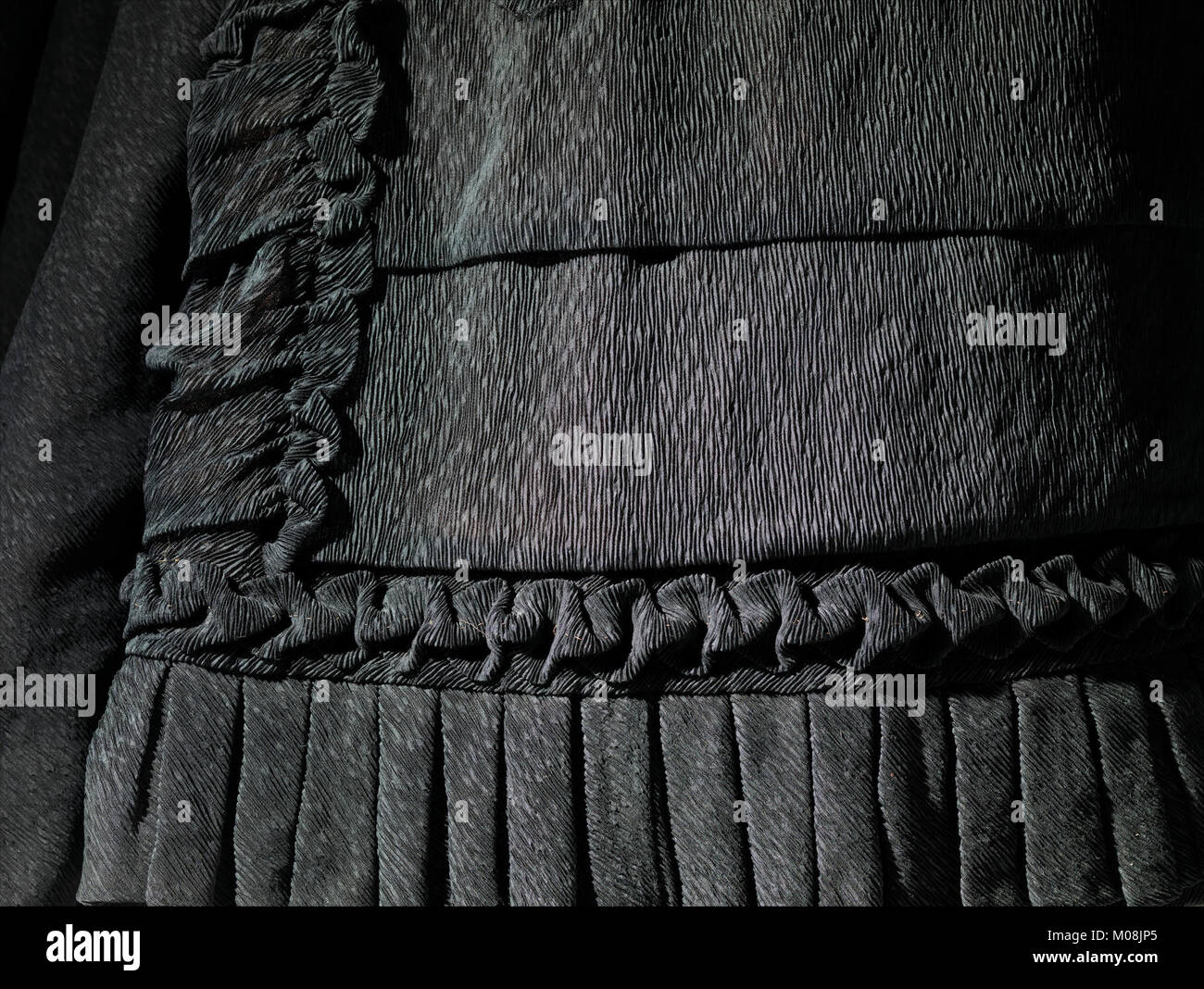 This mourning ensemble reflects the customs and traditions associated ...