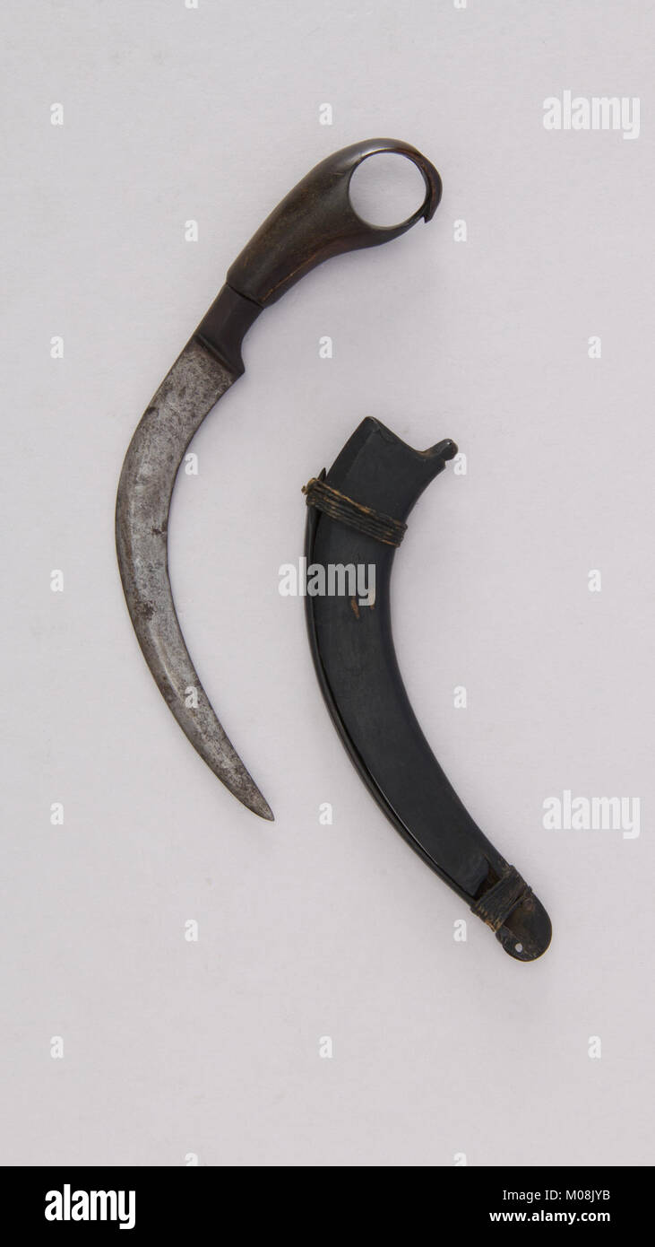 Knife (Korambi) with Sheath MET 36.25.823ab 002june2014 Stock Photo - Alamy
