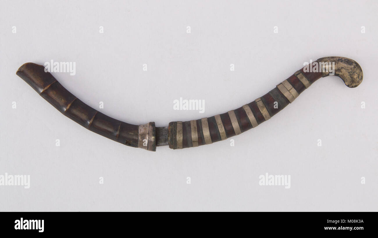 Knife (Korambi) with Sheath MET 36.25.873ab 001july2014 Stock Photo - Alamy