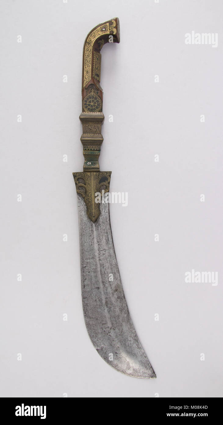 This Moplah knife, originating from the Indian region of Kerala, is ...
