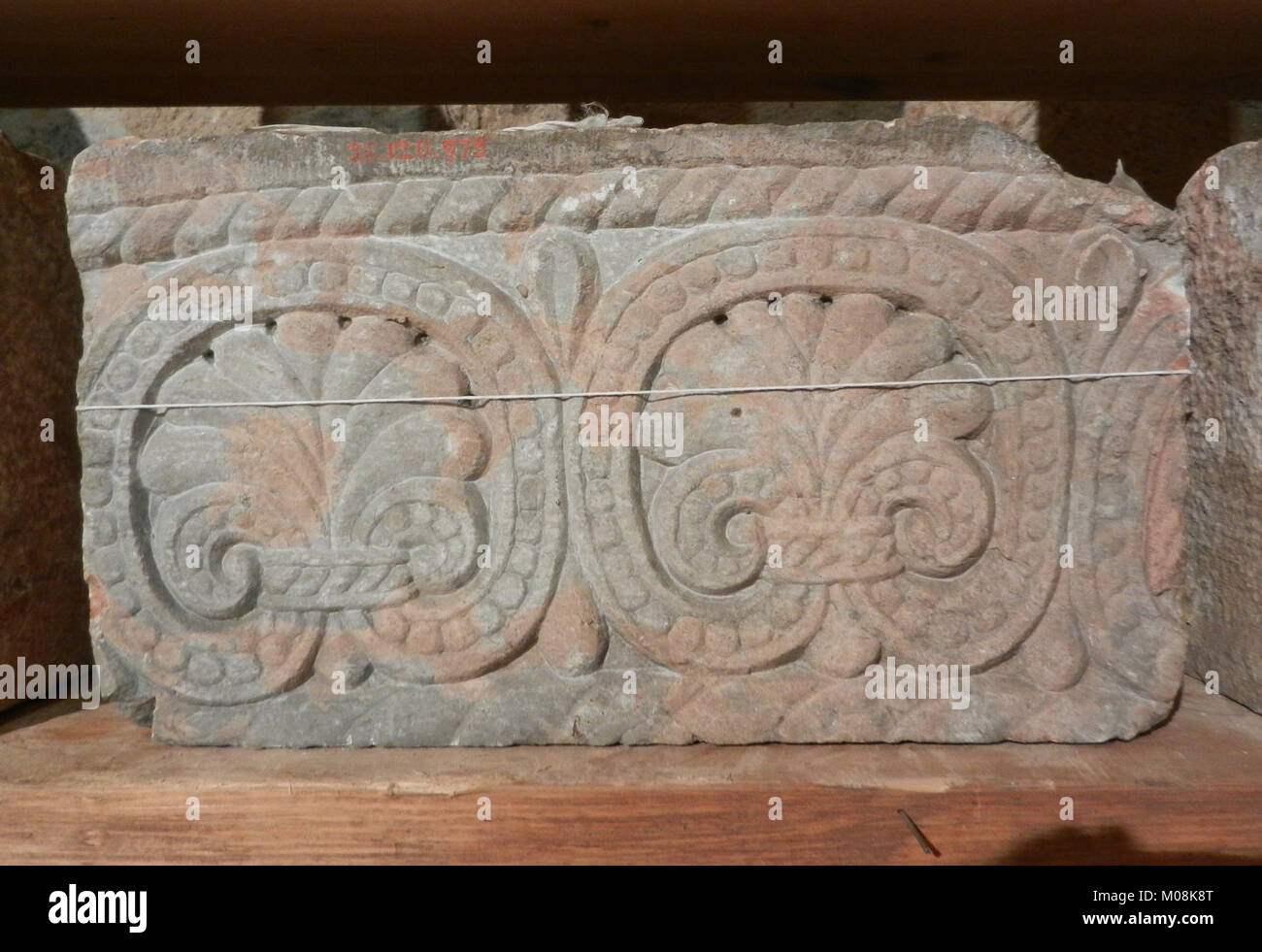 This lintel is a horizontal stone architectural element with carved ...