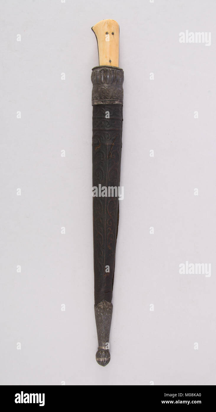 The Kard knife, with its sheath, is a historical weapon originating ...