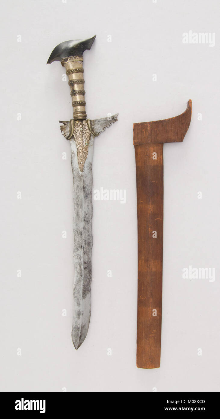 This kris with sheath is a ceremonial and practical weapon from ...