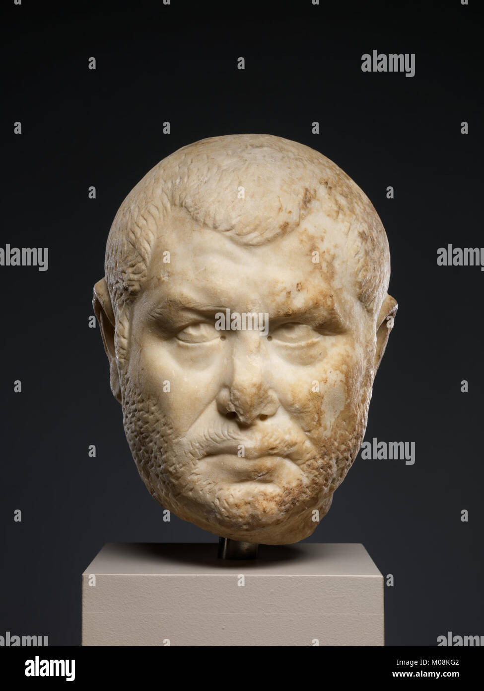 Marble portrait of a man MET DP333679 Stock Photo - Alamy