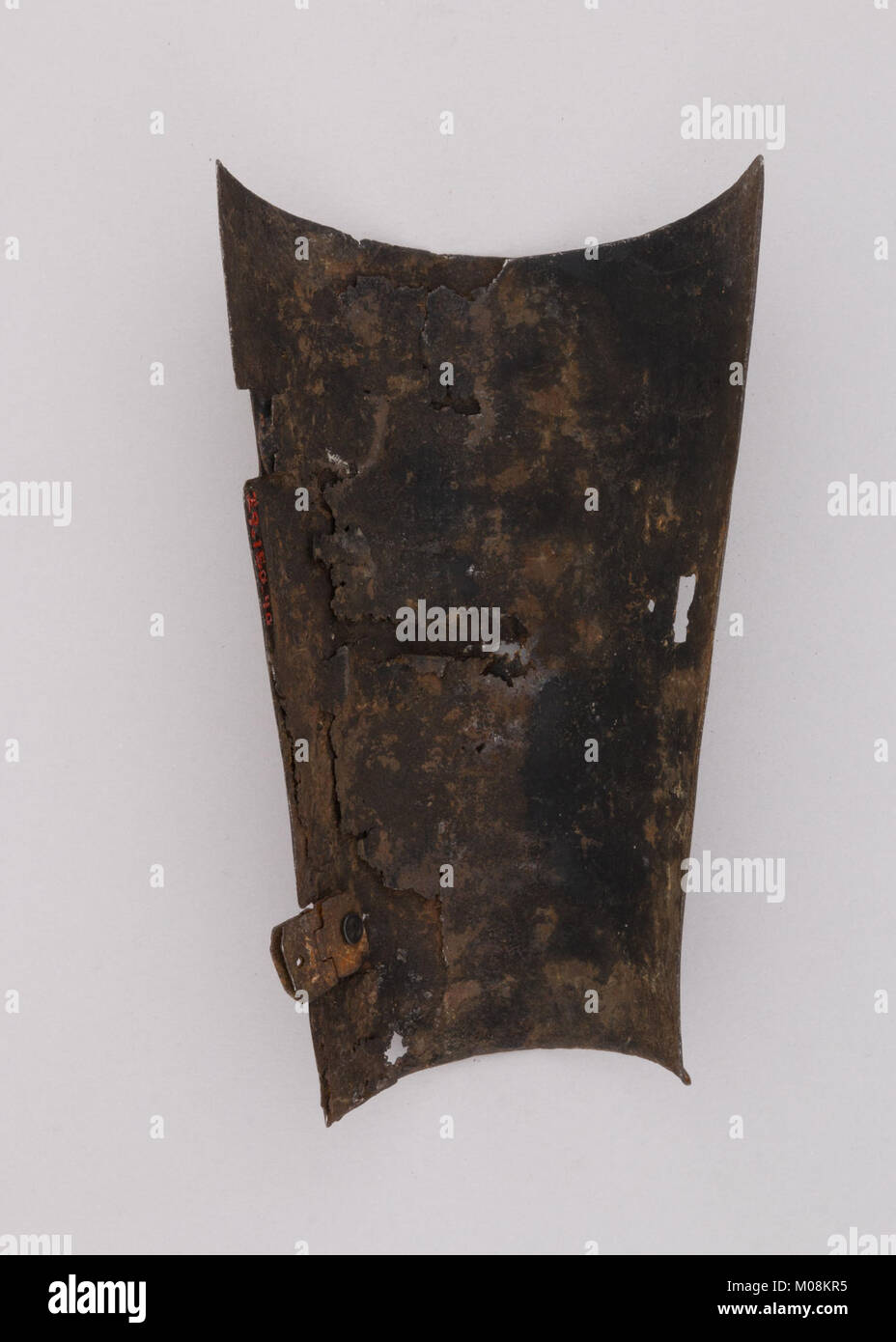 An inner plate from a left forearm defense (vambrace), designed to ...