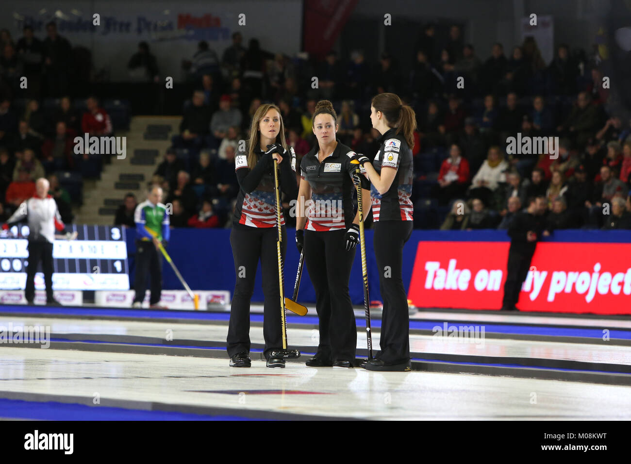 London, Ontario, Canada, Jan 11-14 2018 Western Fair sports complex ...
