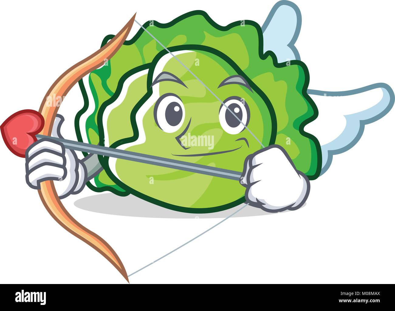 Cupid lettuce character cartoon style Stock Vector Image & Art - Alamy