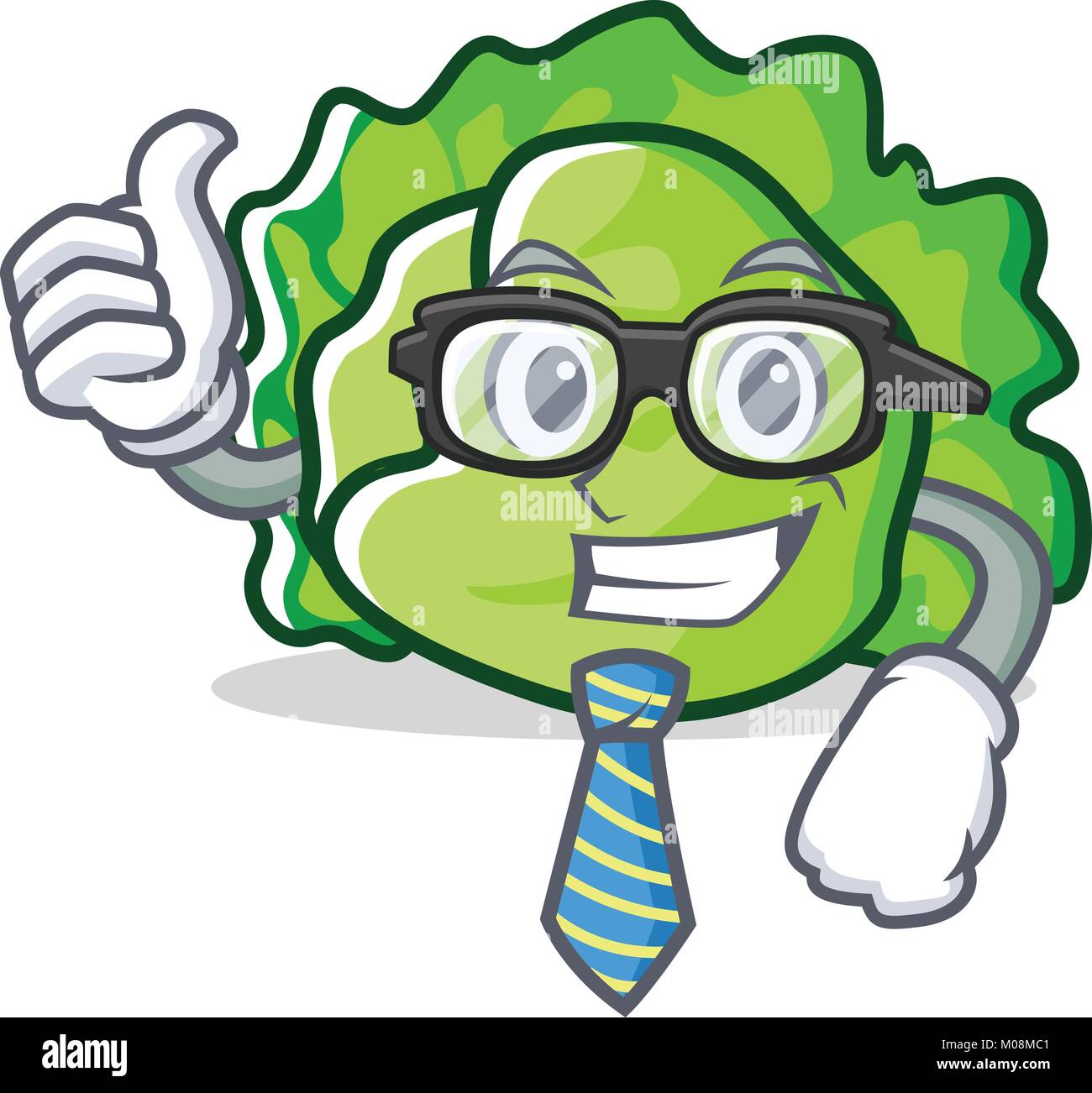 Businessman lettuce character cartoon style Stock Vector Image & Art ...