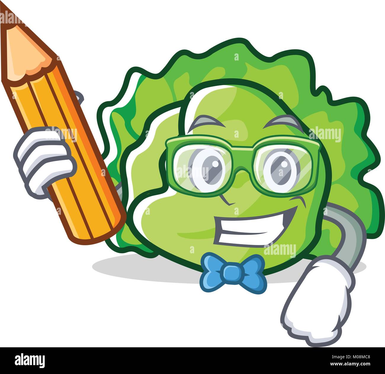 Student lettuce character cartoon style Stock Vector Image & Art - Alamy