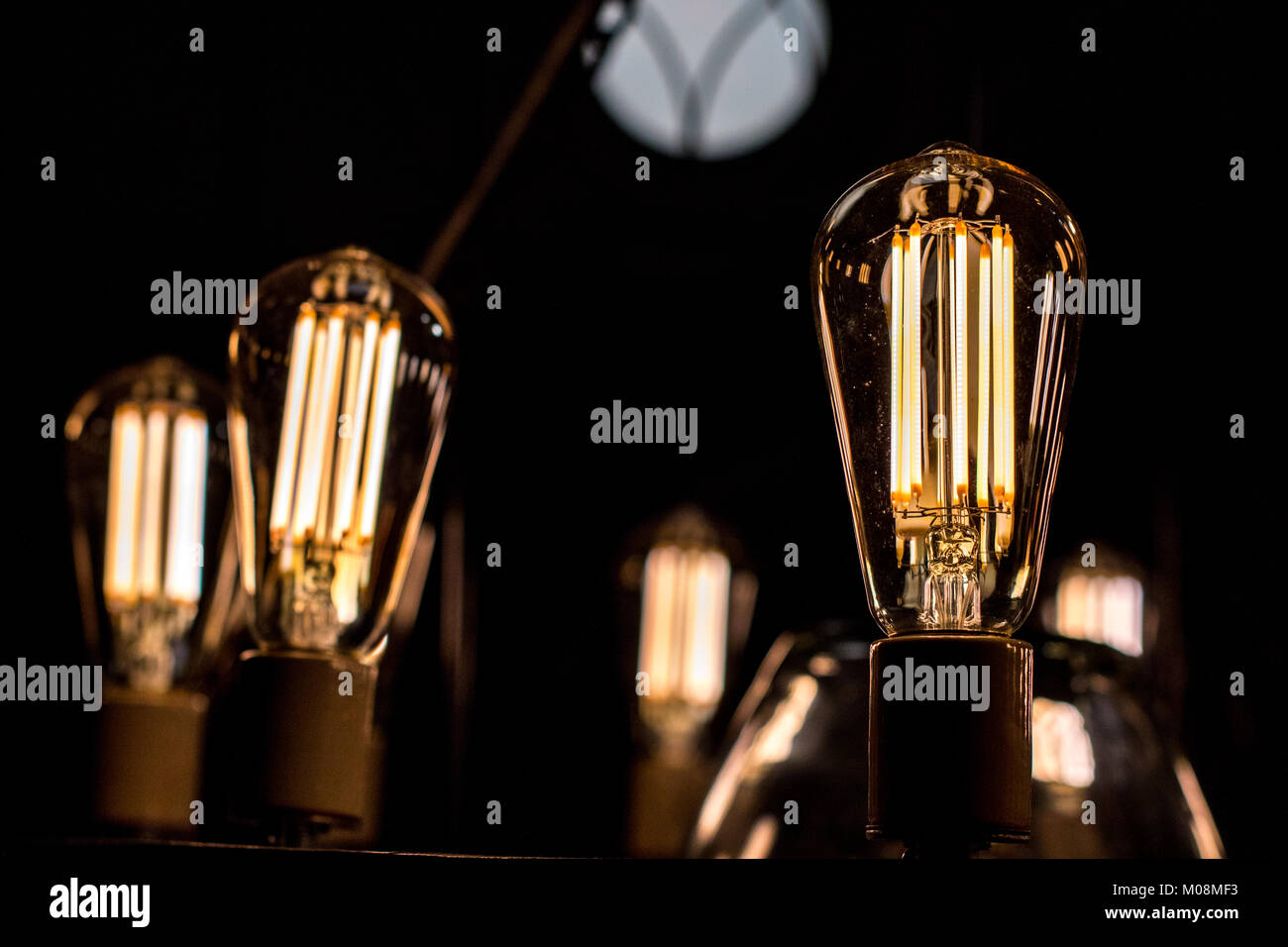 Beautiful retro luxury interior bulb lighting lamp Stock Photo - Alamy