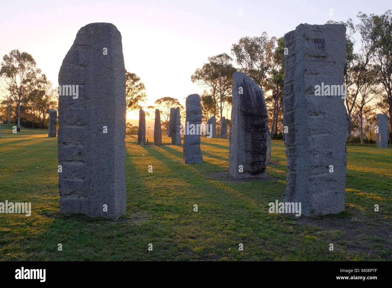 The Australian Standing Stones in Glen Innes in new england northern ...