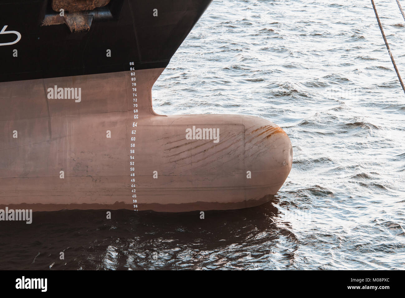 bow of the ship,waterline Stock Photo - Alamy