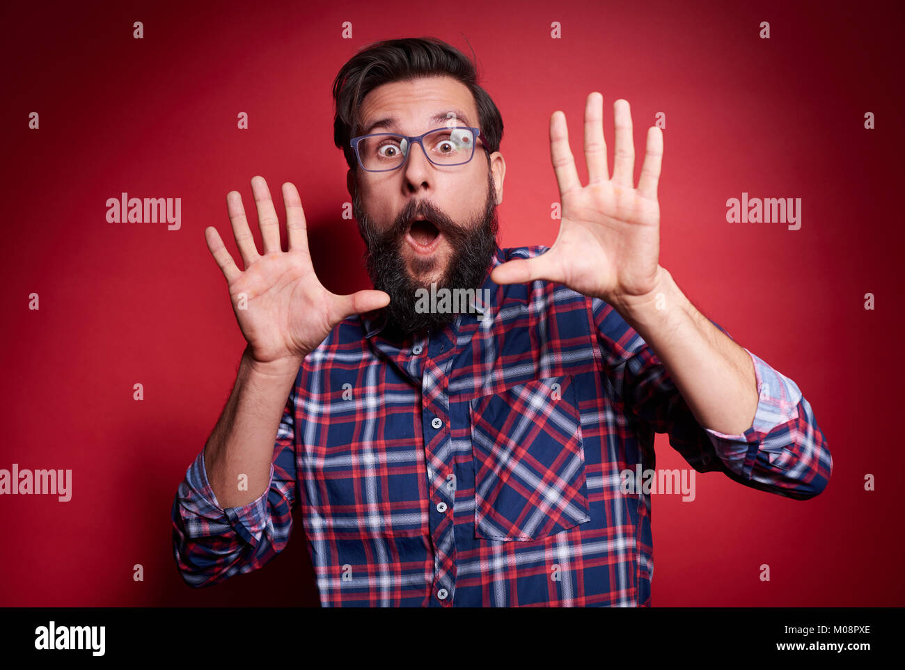 Danger gesturing hi-res stock photography and images - Alamy