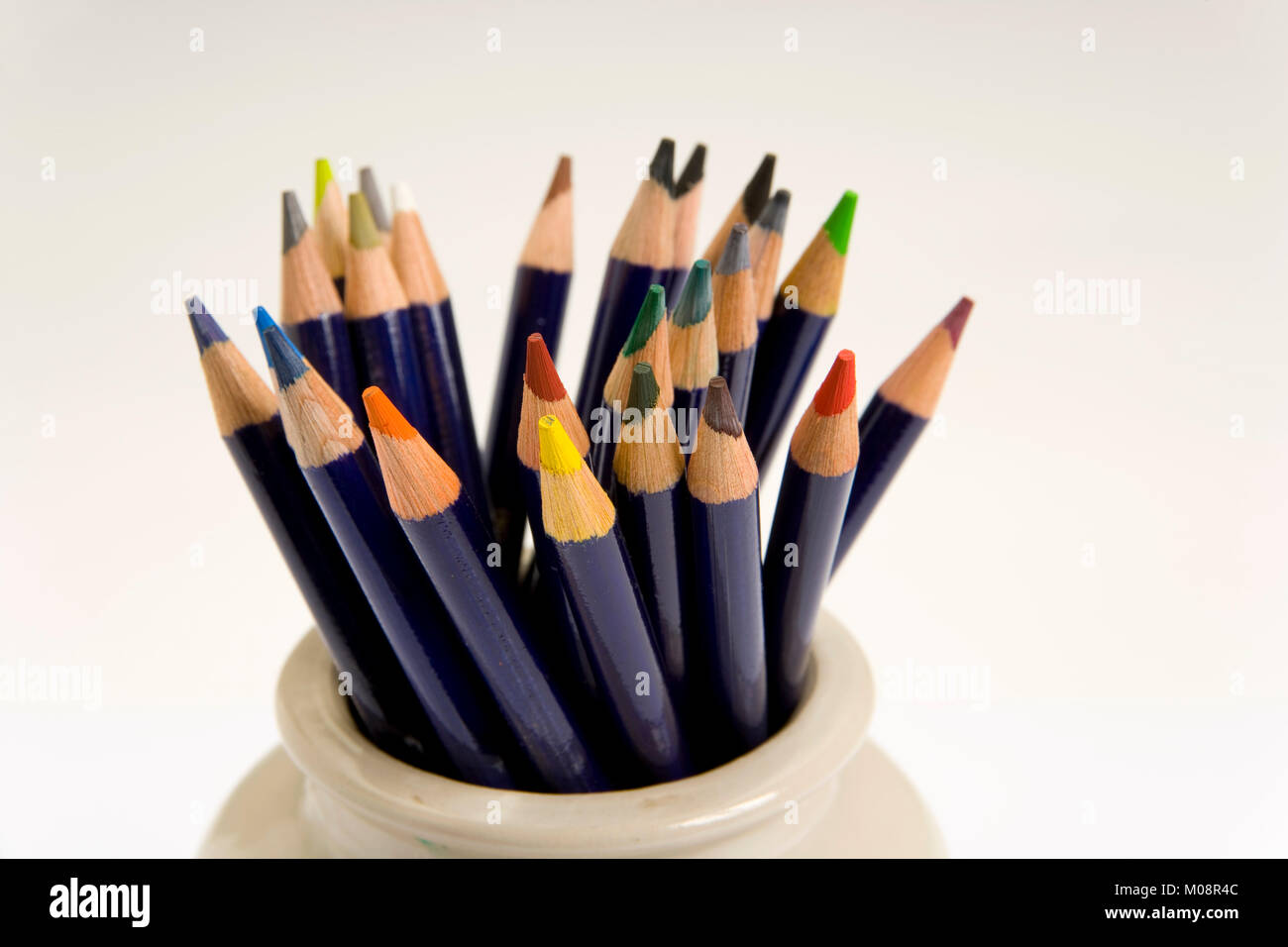 Artists pencils in pot hi-res stock photography and images - Alamy