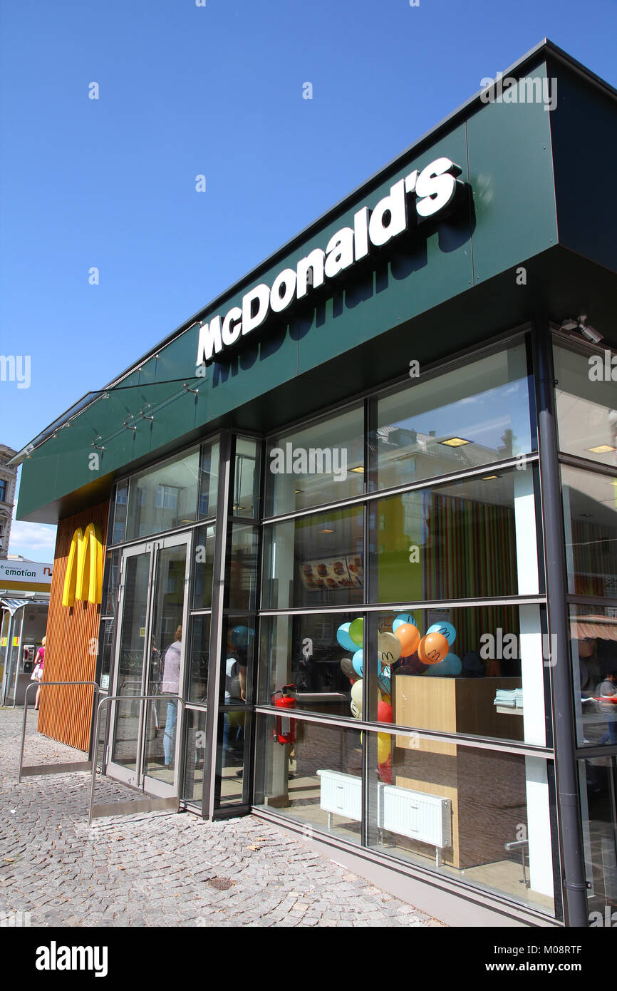 VIENNA - SEPTEMBER 6: McDonald's restaurant on September 6, 2011 in ...