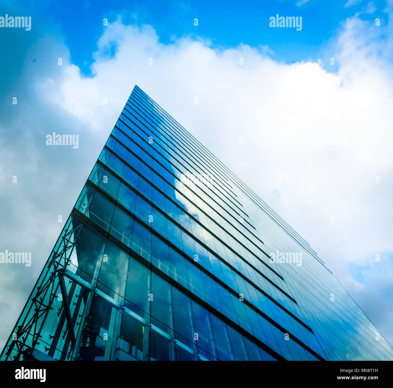 Skyscrapers low angle view hi-res stock photography and images - Alamy