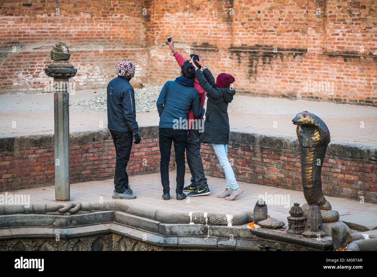 Snake Pond, Bhaktapur, Nepal, Asia Stock Photo - Alamy