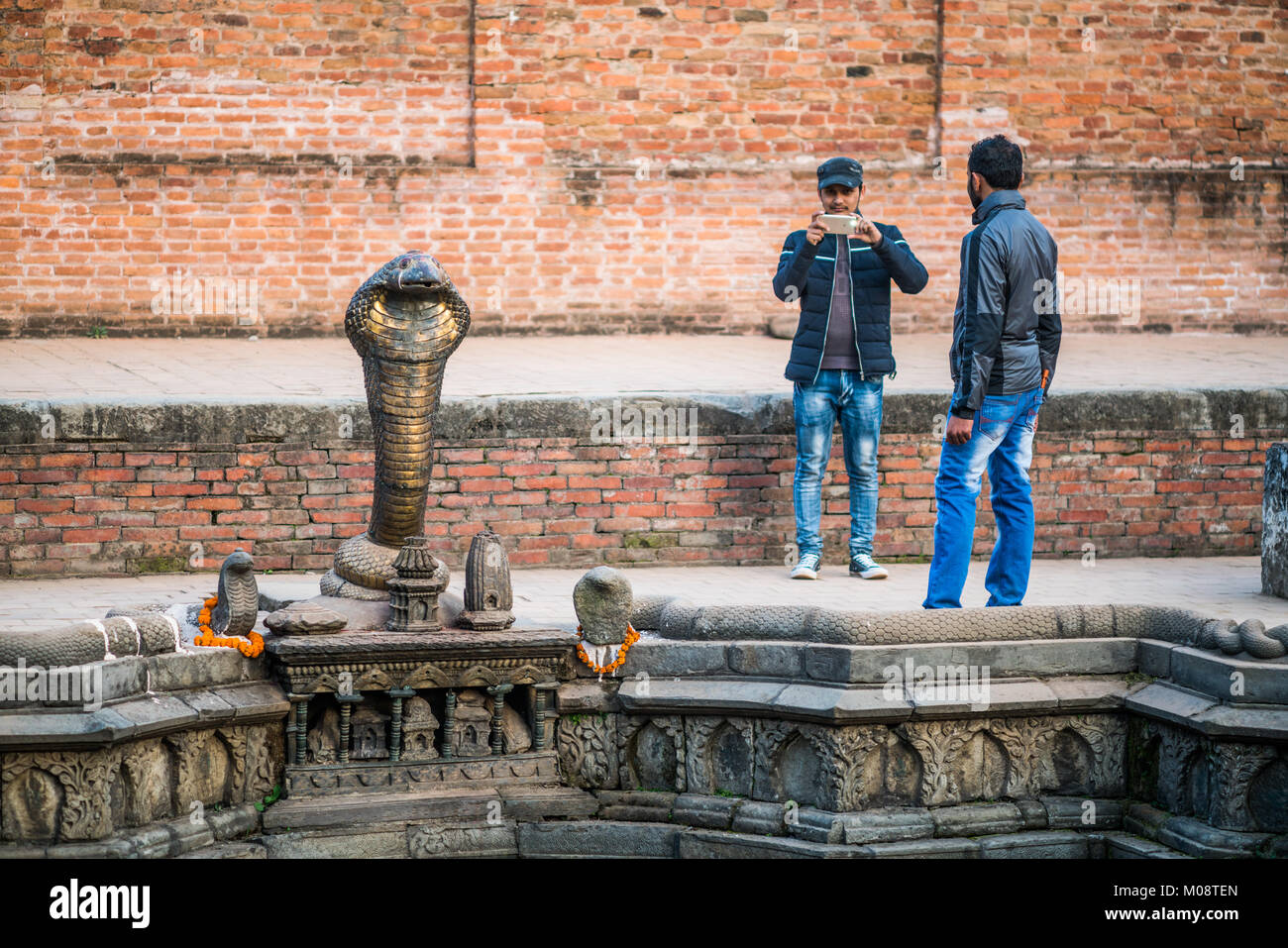 Snake Pond, Bhaktapur, Nepal, Asia Stock Photo - Alamy