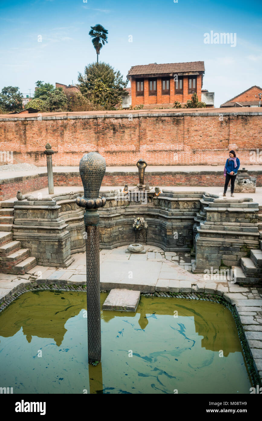 Snake Pond, Bhaktapur, Nepal, Asia Stock Photo - Alamy