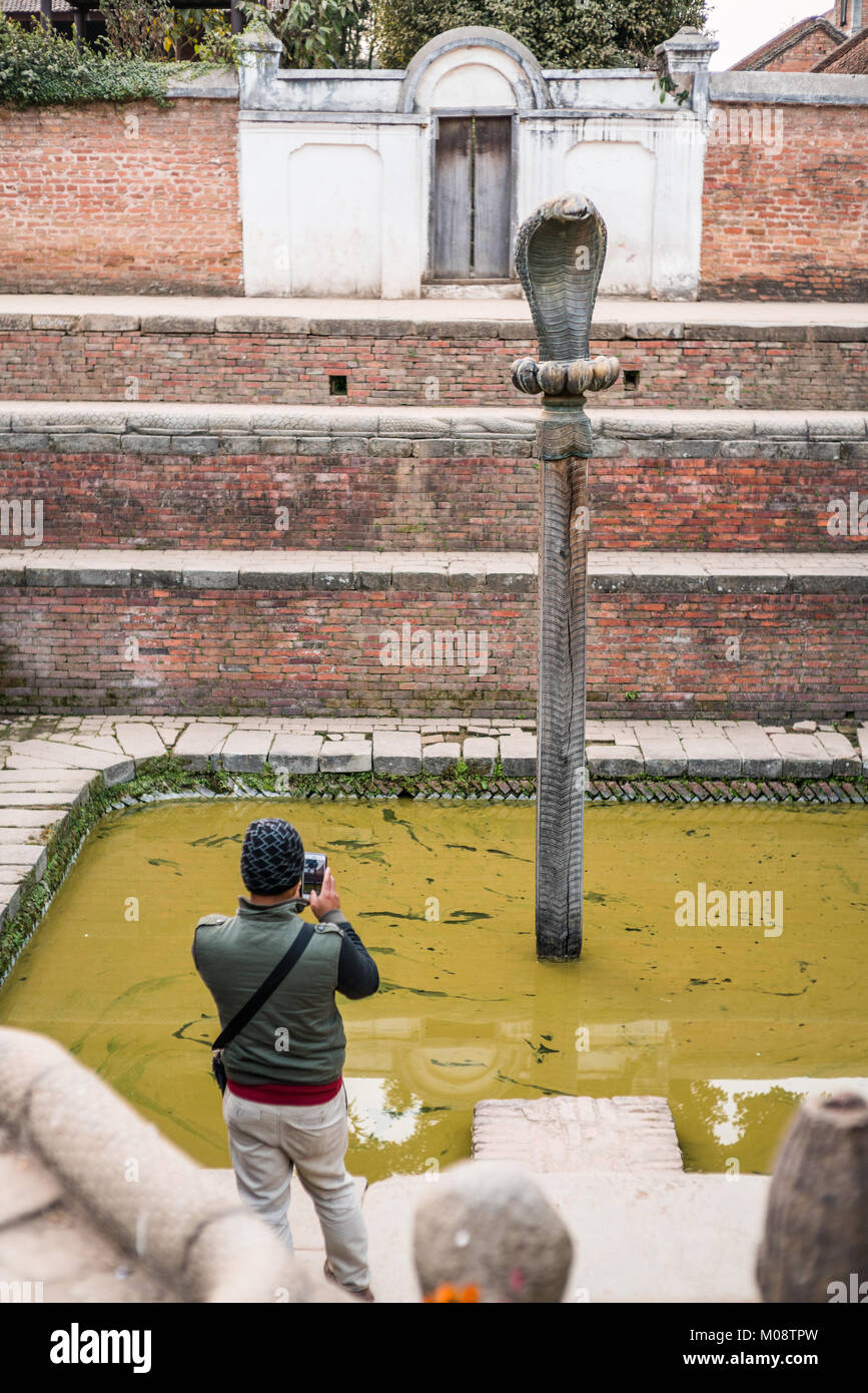 Snake Pond, Bhaktapur, Nepal, Asia Stock Photo - Alamy