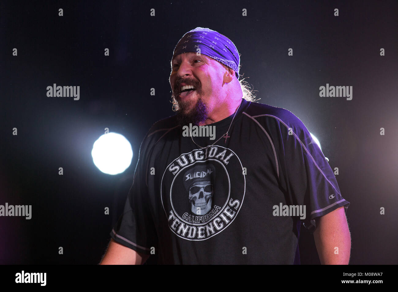 The American trash metal band Suicidal Tendencies performs a live ...