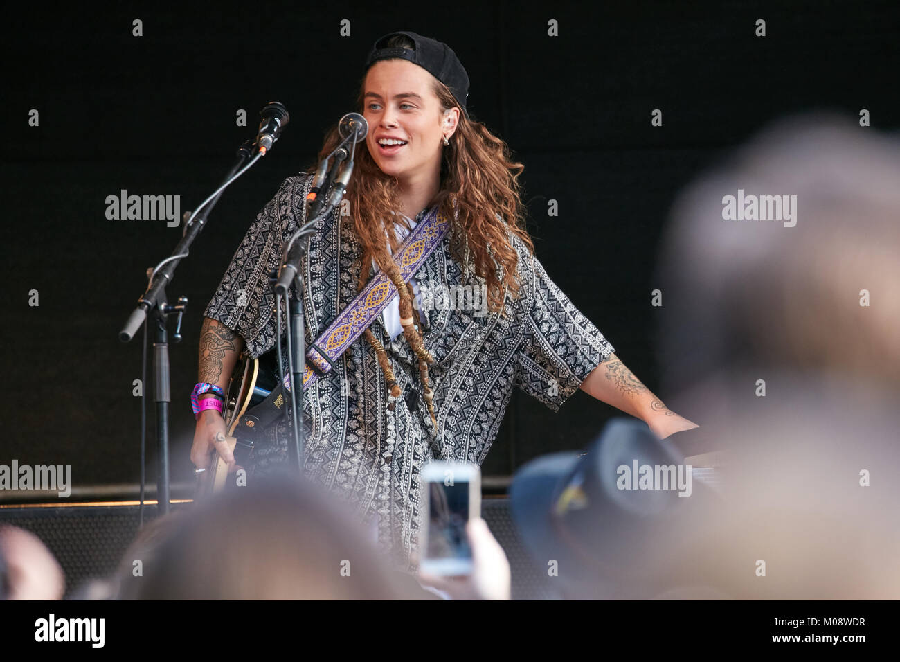 The Australian singer, songwriter and musician Tash Sultana performs a ...