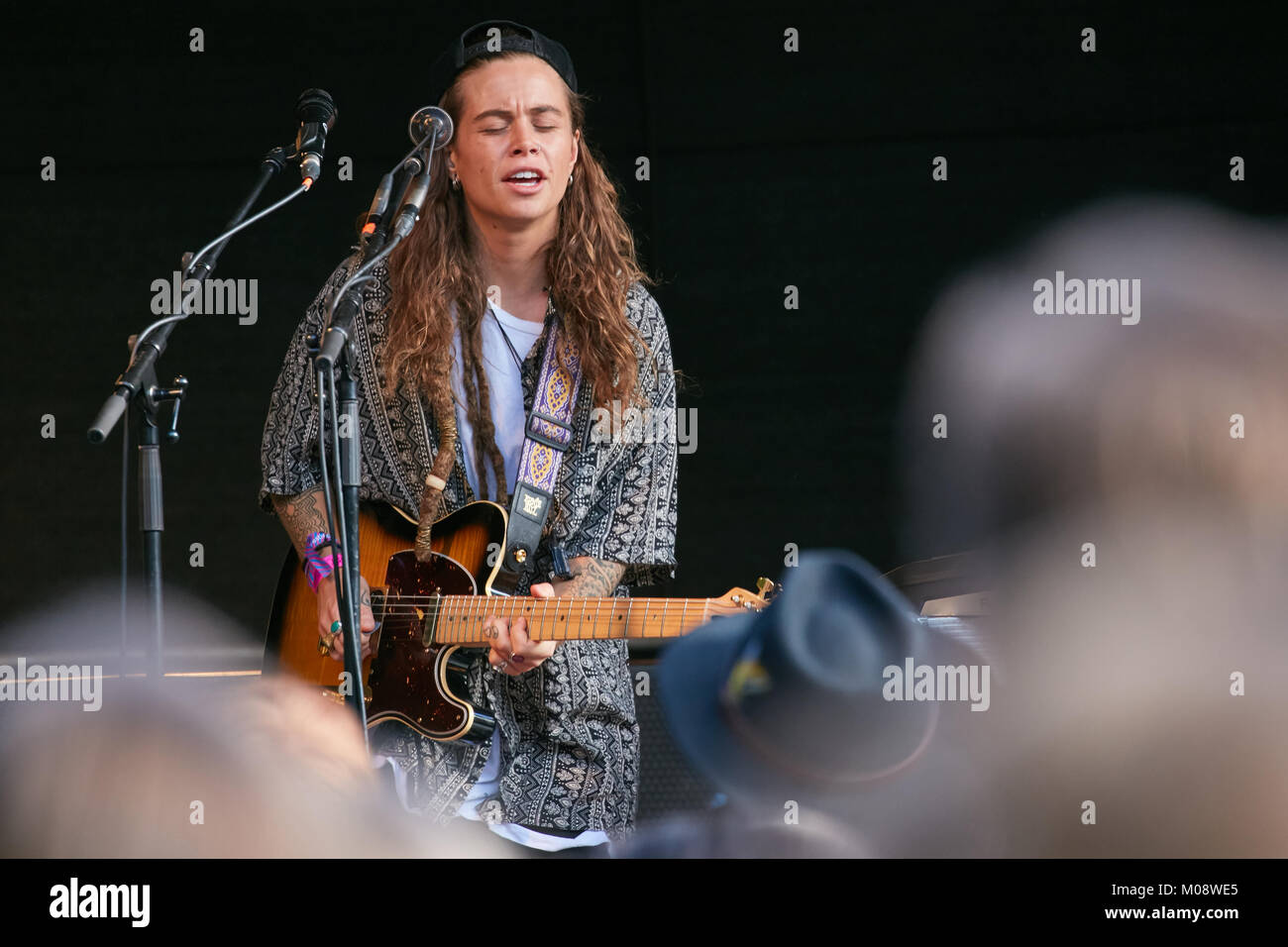 The Australian singer, songwriter and musician Tash Sultana performs a ...